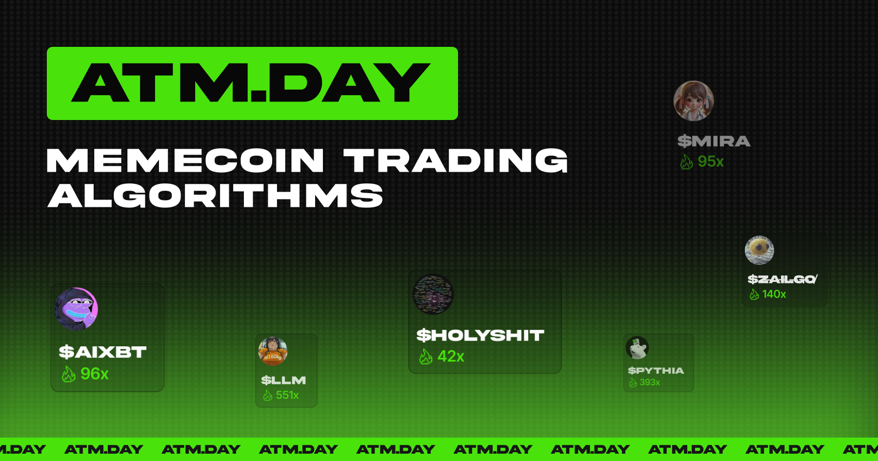 atm.day — ML-powered algos to discover runners & DYOR tokens